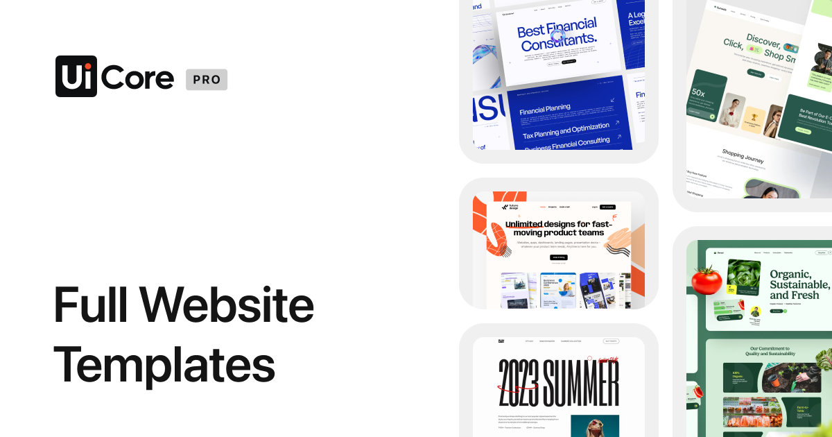 Top-notch Website Templates